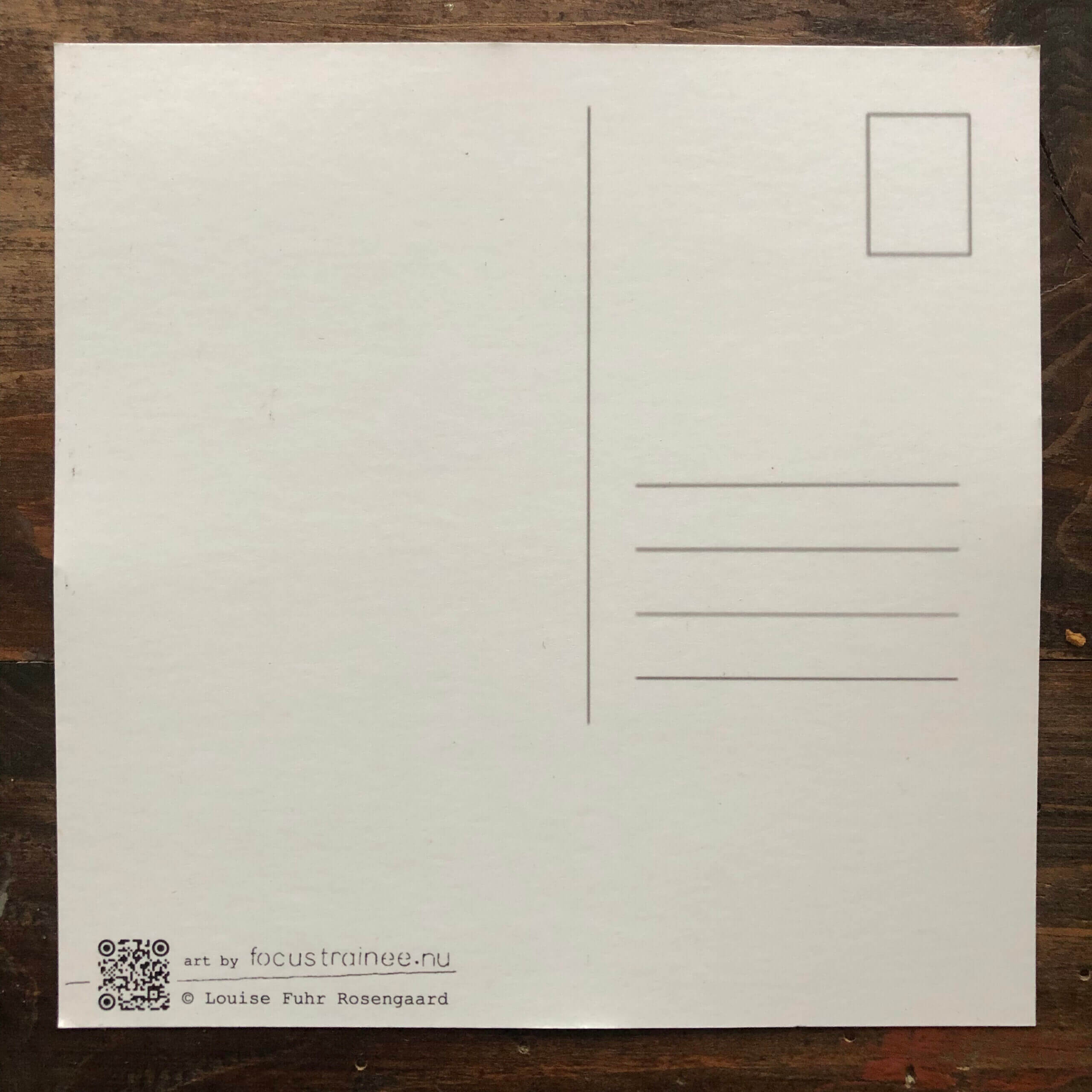 Kunst postkort, Opus 4 – focustrainee.nu